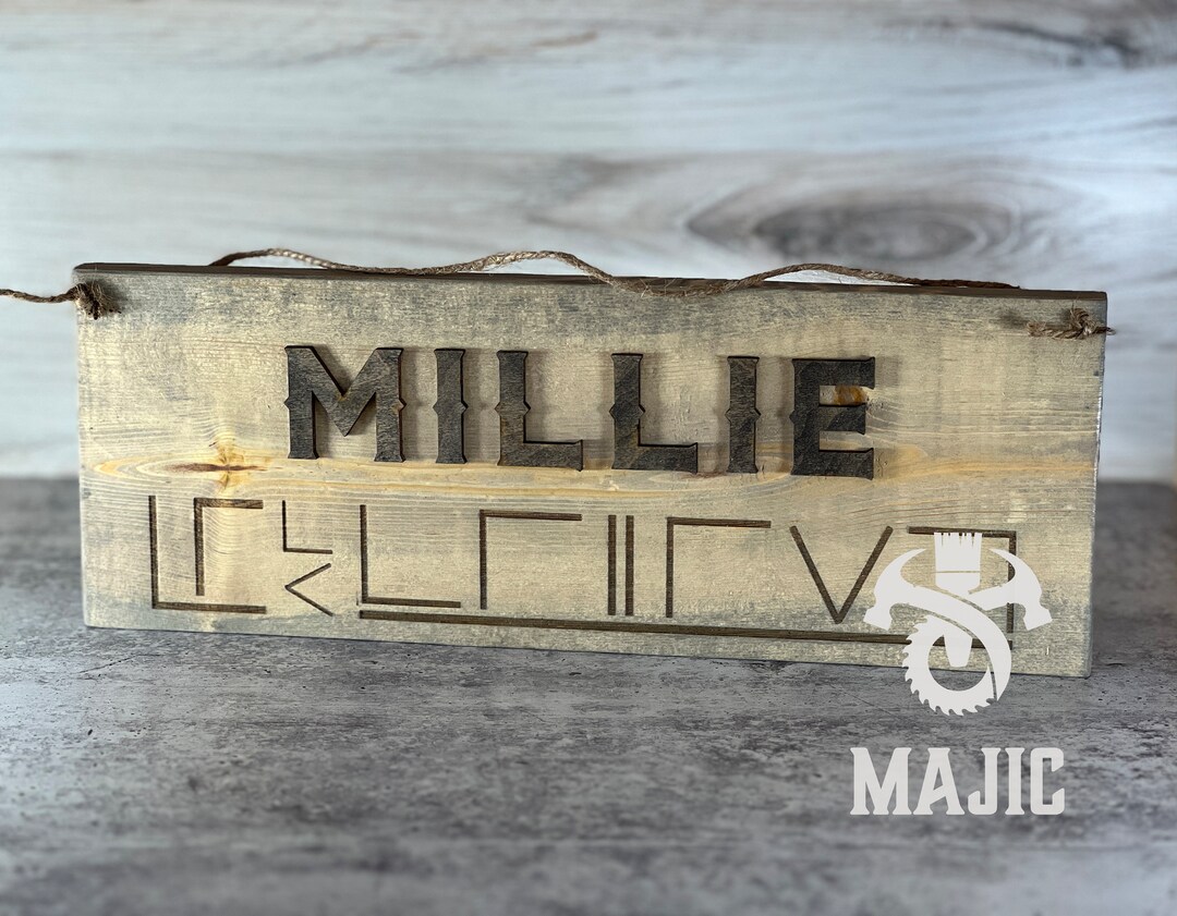 CUSTOM ENGRAVED Mustang BLM Brand Sign - Etsy