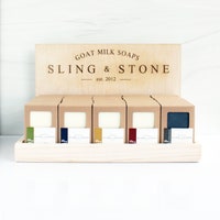Soap Display Stand With 4 Tiers, 16 Pockets. Vendor Rack for Craft ...