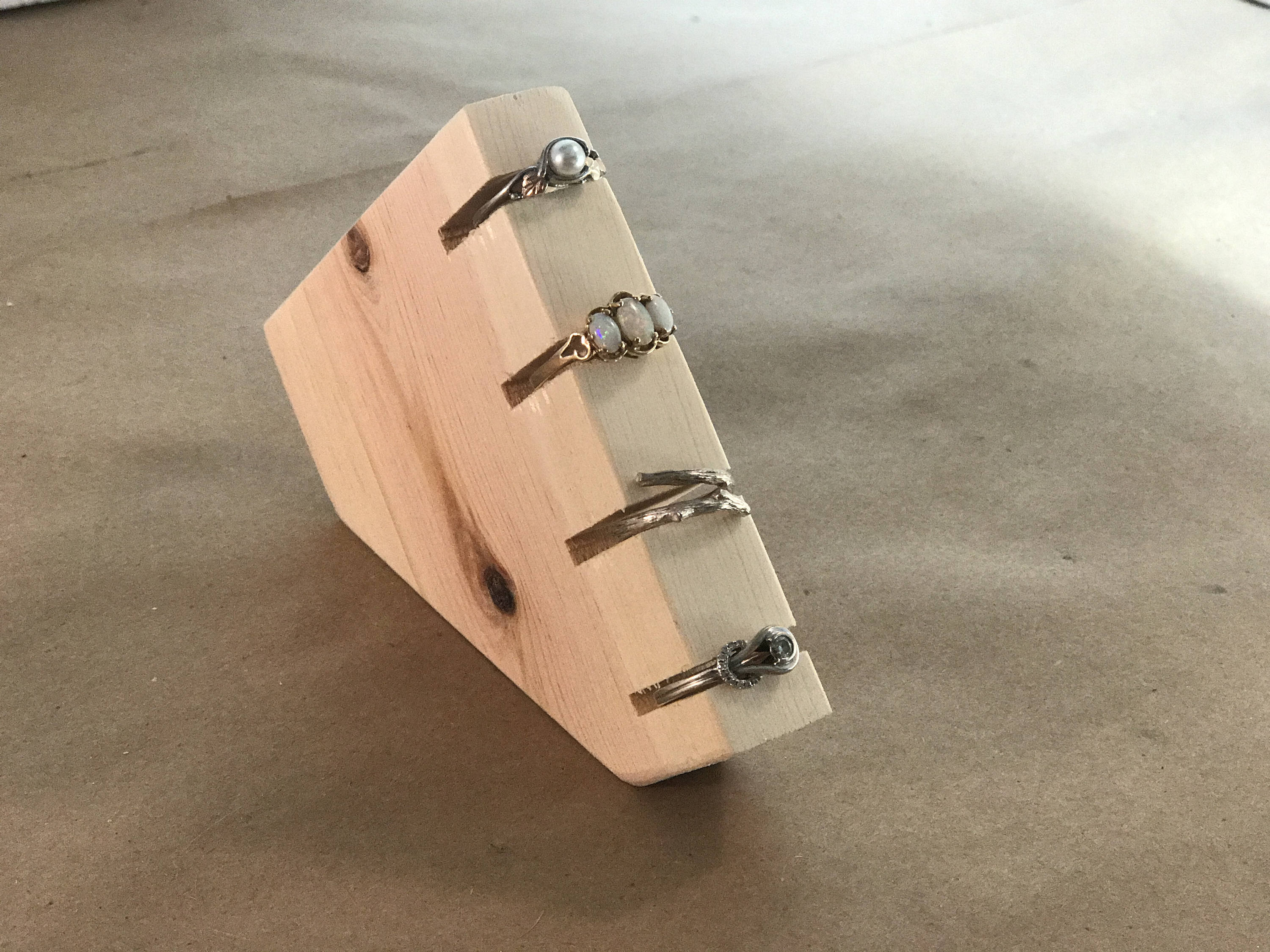 Stacked Jewelry Store Ring Display / Multiple Ring Holder / | Etsy