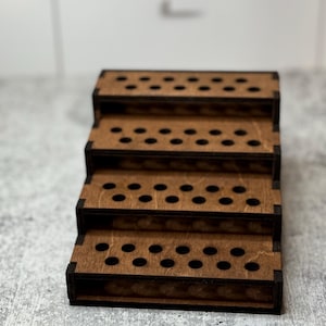 Tiered Vial Display: Perfume Oil & Essential Oil Sample Holder - Etsy