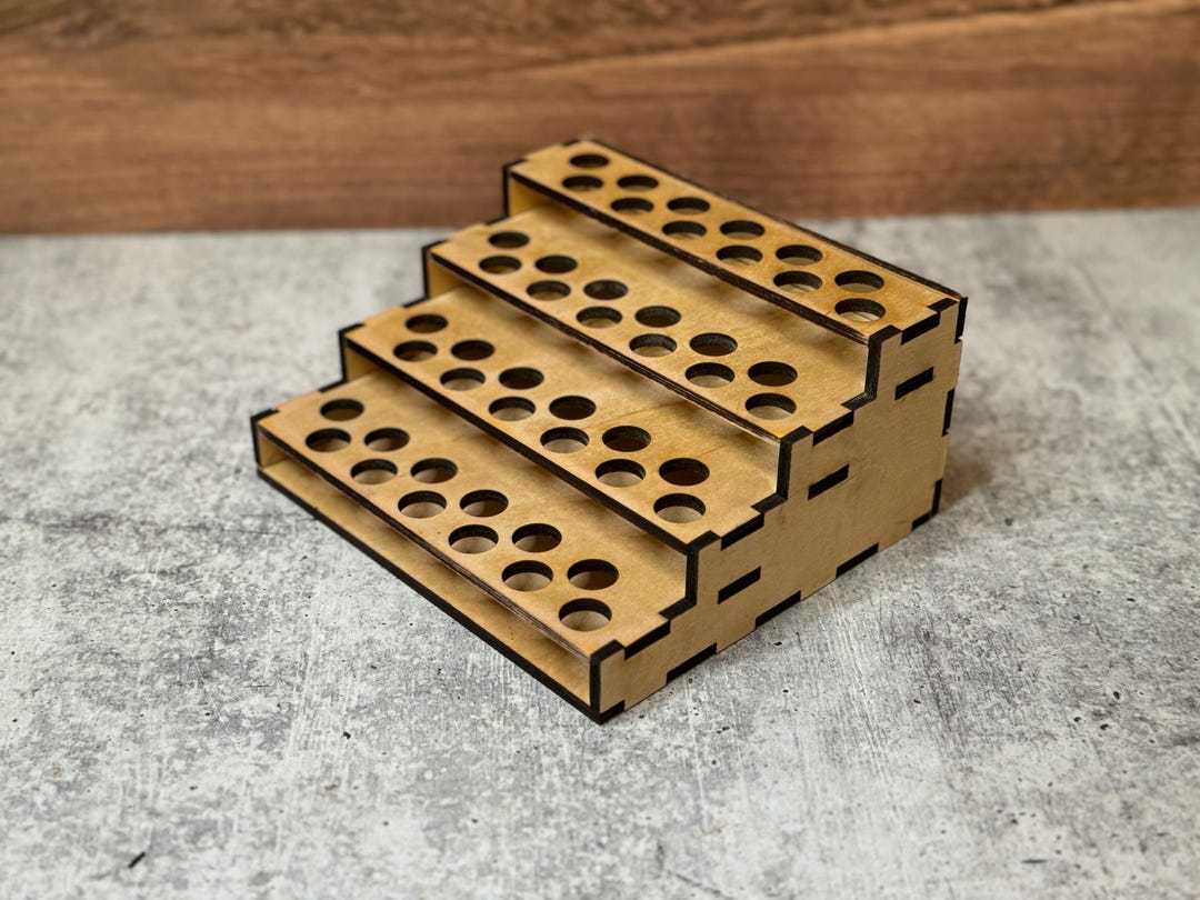 Tiered Sample Vial Display for Perfume Oil | Essential Oil 1.5ml | .05 ...