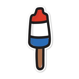 Popsicle Sticker, Removable Vinyl Sticker, Laptop Sticker, Phone ...