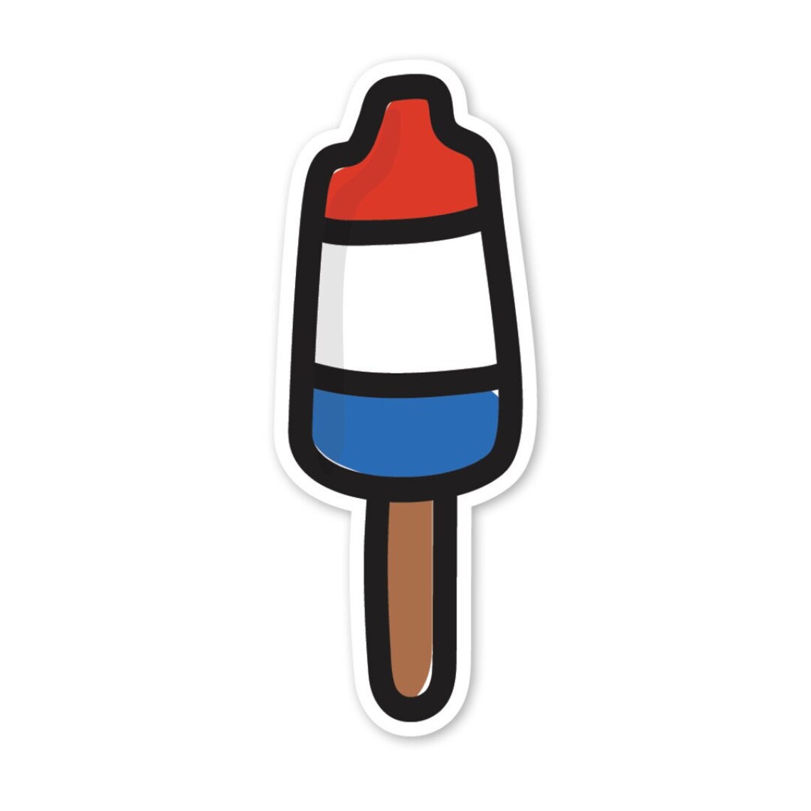 Popsicle Sticker, Removable Vinyl Sticker, Laptop Sticker, Phone ...