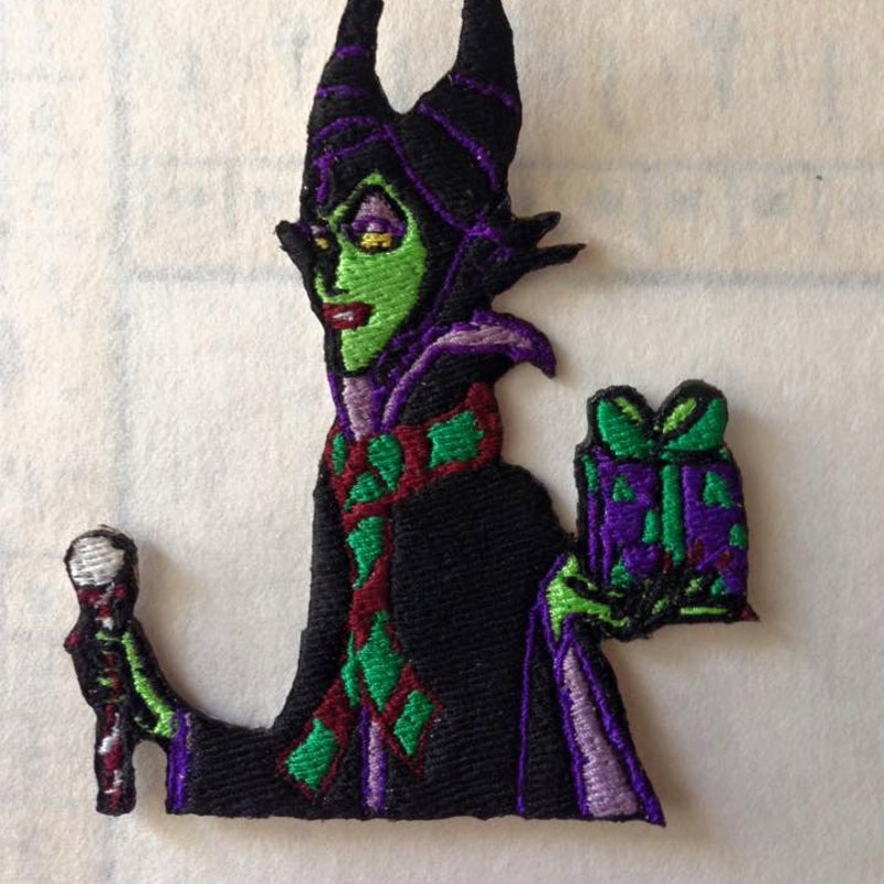 Maleficent Iron on Patch - Etsy