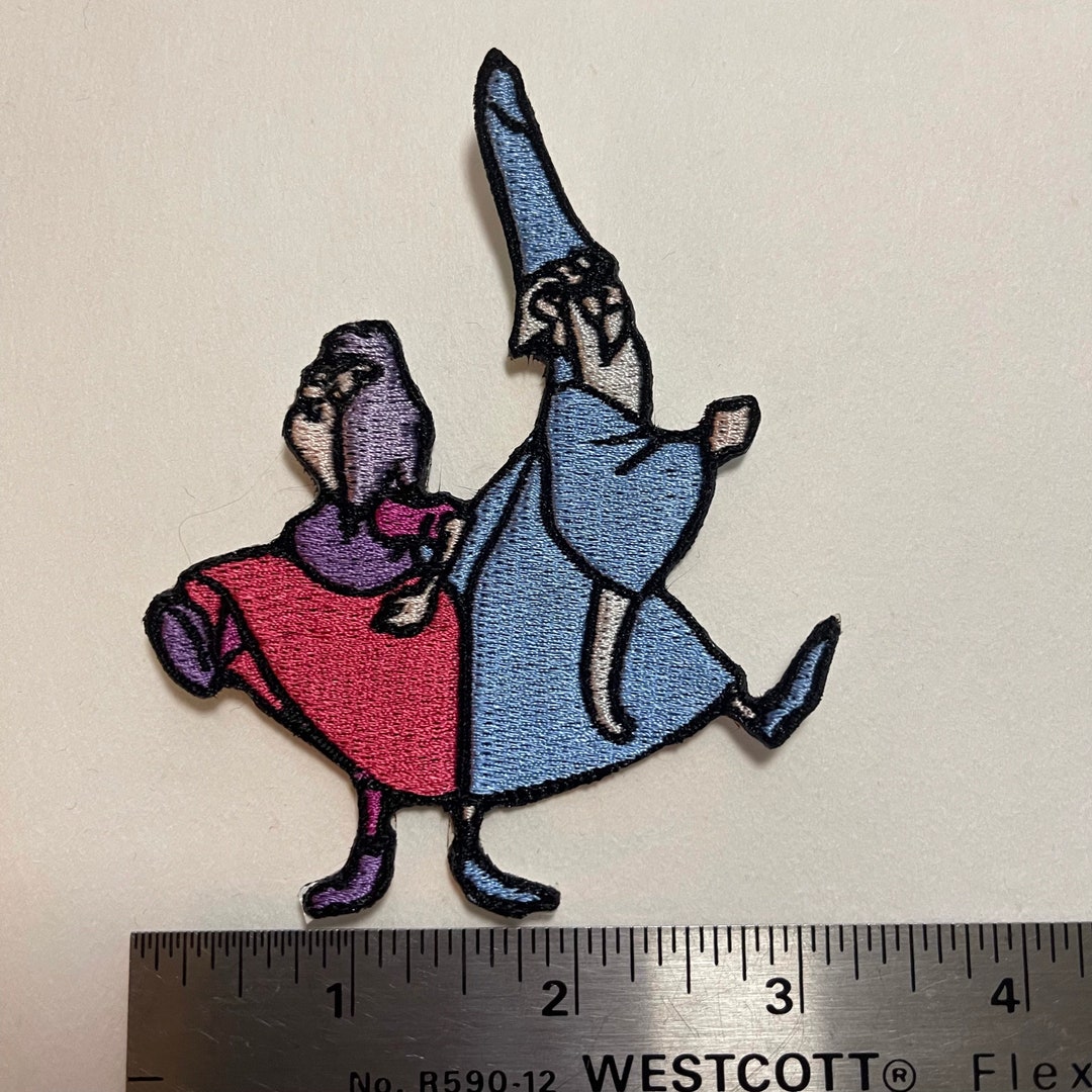 Iron On, Machine Embroidered Patch Disney Inspired Fan Art: Merlin and ...