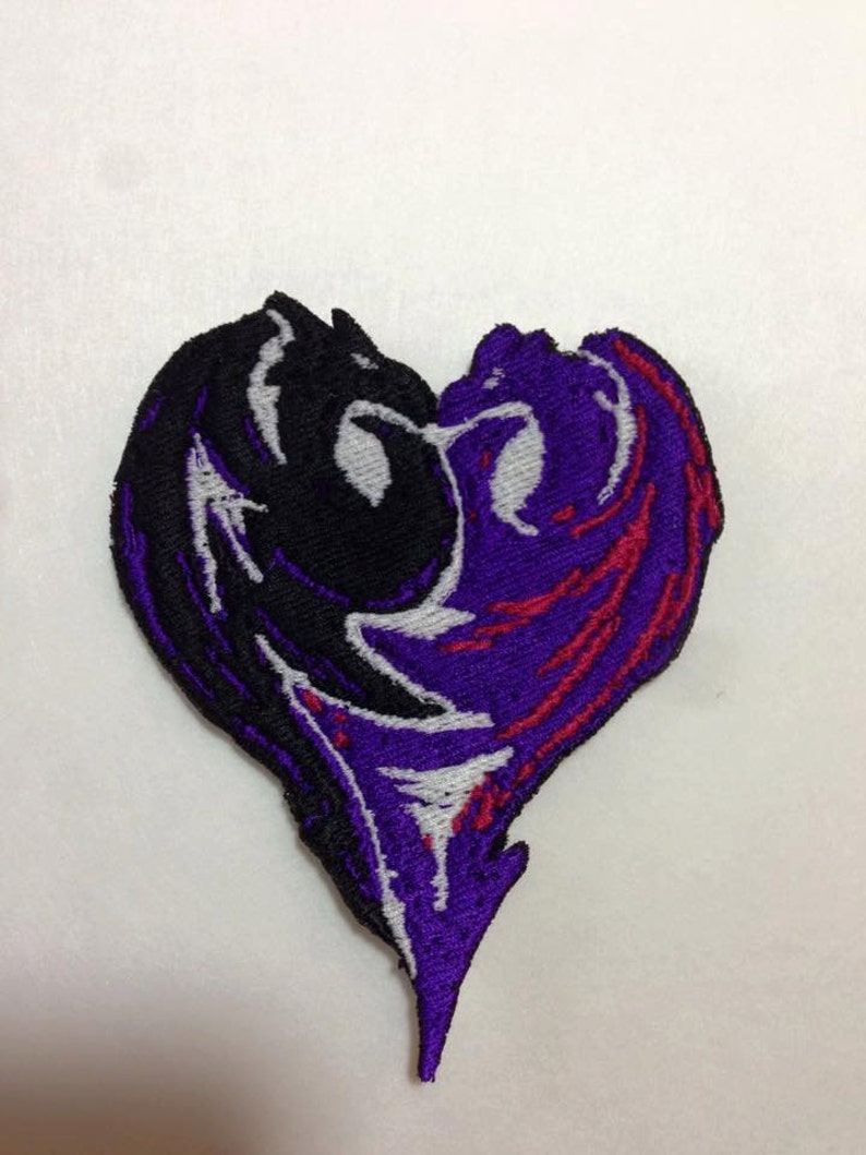 Iron on Patch Inspired Fan Art From Descendants Mals Double Dragon Logo ...
