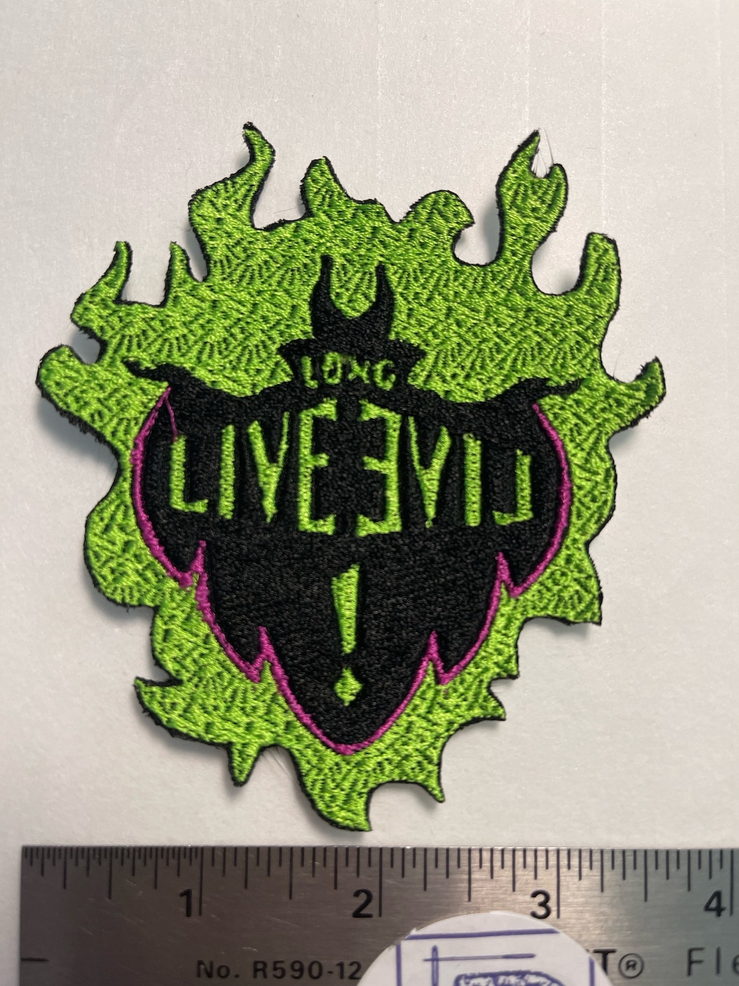 Iron on Patch Inspired Fan Art Descendants Long Live Evil Maleficent - Etsy