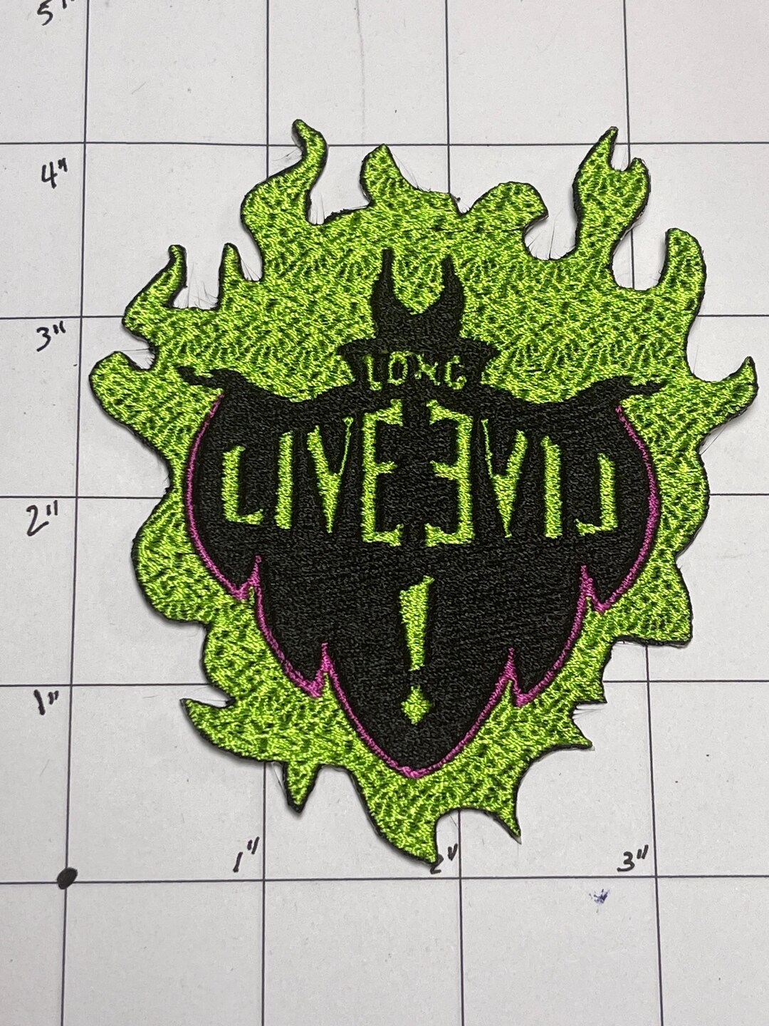 Iron On, Machine Embroidered Patch Inspired Fan Art Descendants Long ...