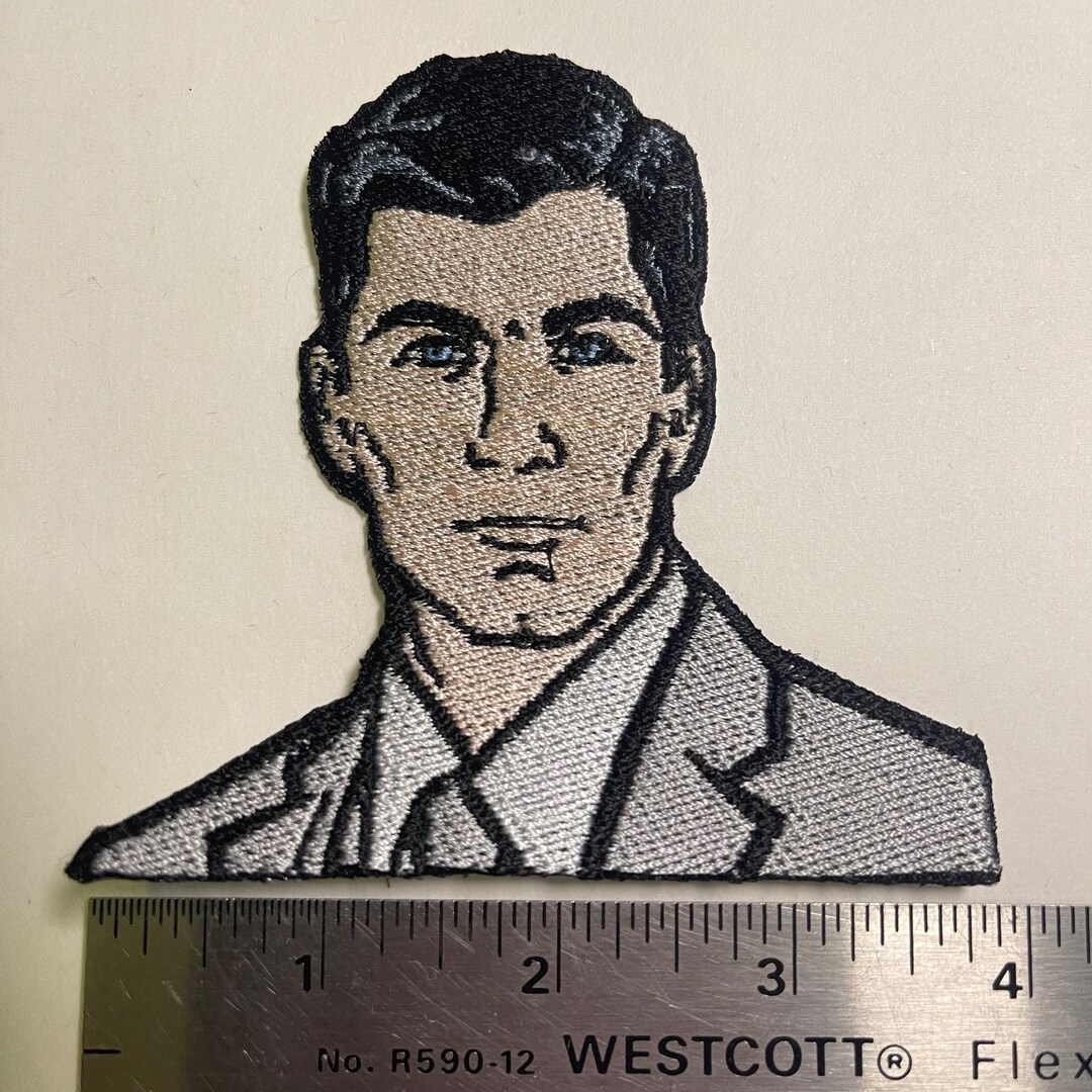 Iron on Patch Archer Inspired Fan Art Sterling Archer - Etsy