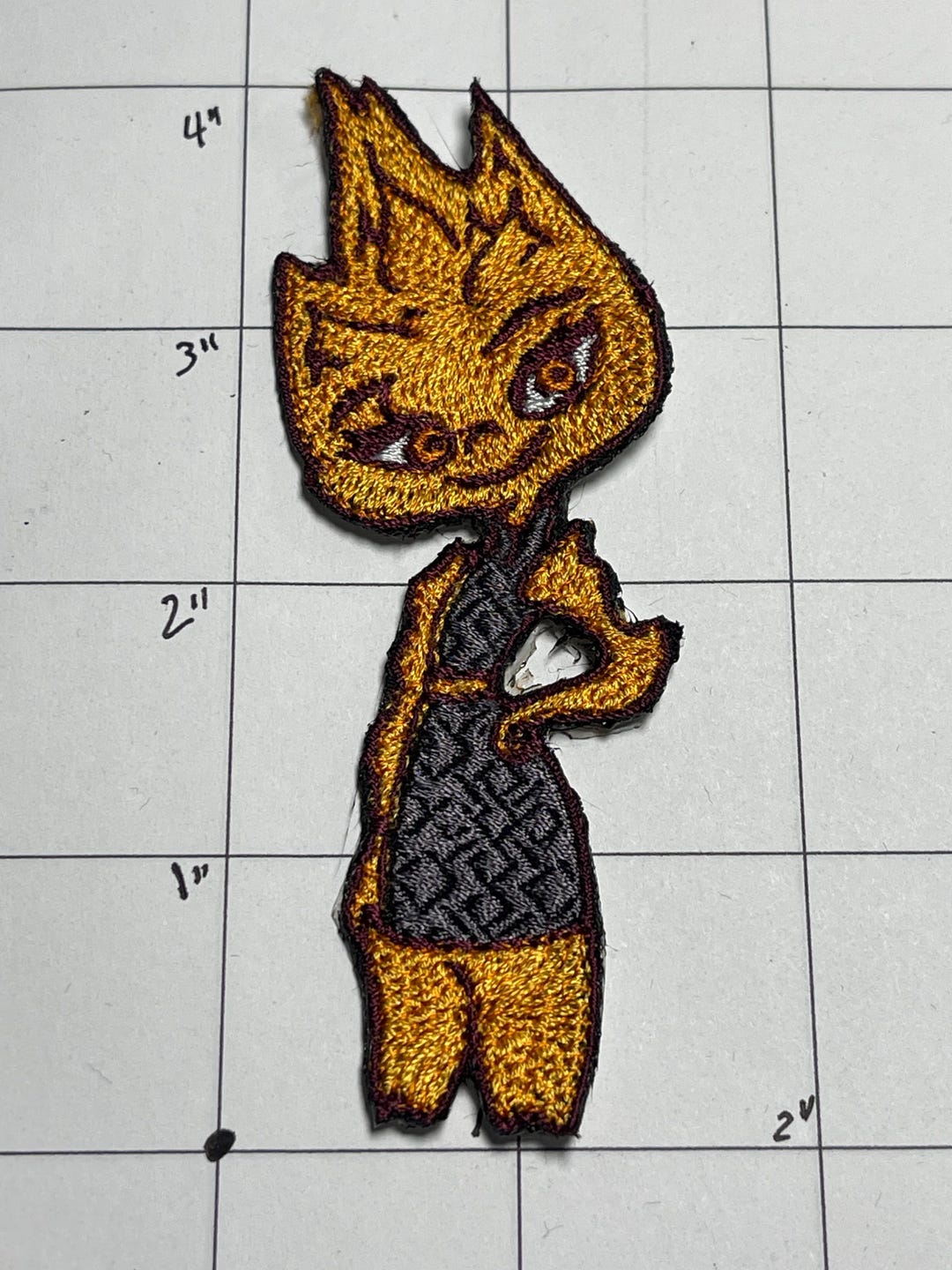 Iron On, Machine Embroidered Patch Inspired Fan Art Ember From ...