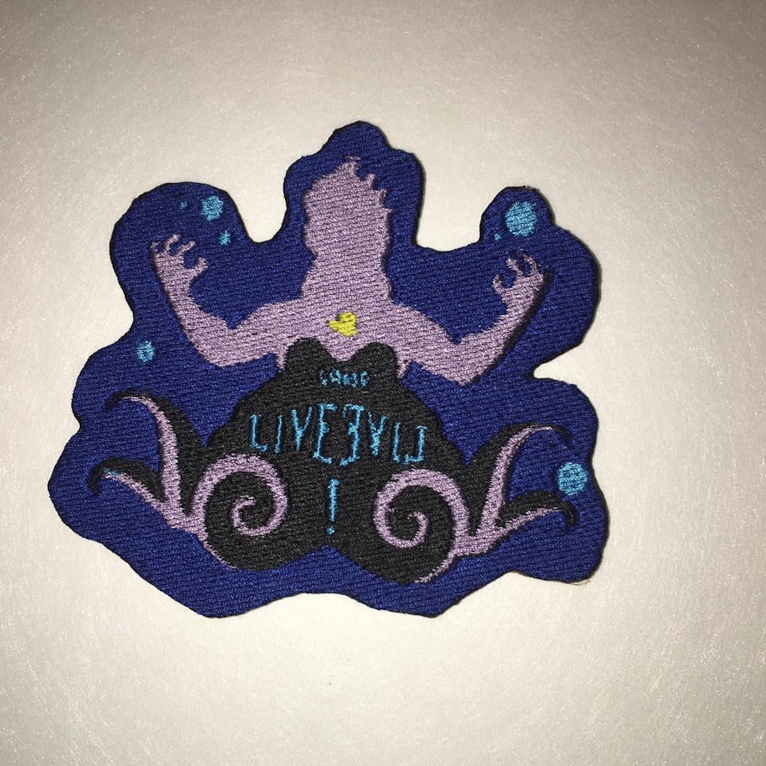 Iron on Patch Inspired Fan Art From Descendants 2 Long Live Evil Ursula ...
