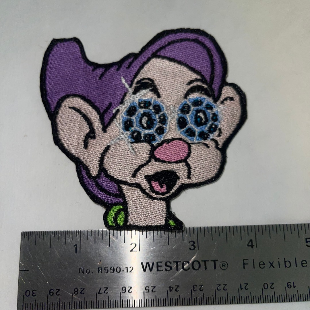 Iron on Patch Disney Inspired Fan Art Dopey of the Seven Dwarfs From ...