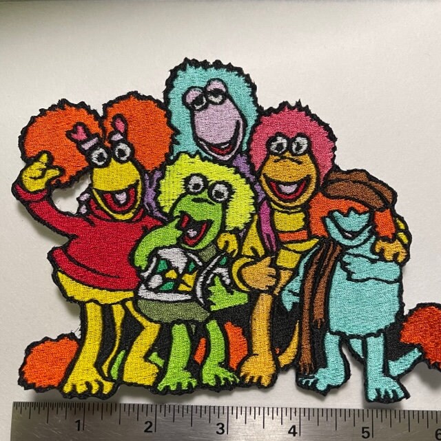 Iron on Patch Disney Inspired Fan Art Large Fraggle Rock Group ...