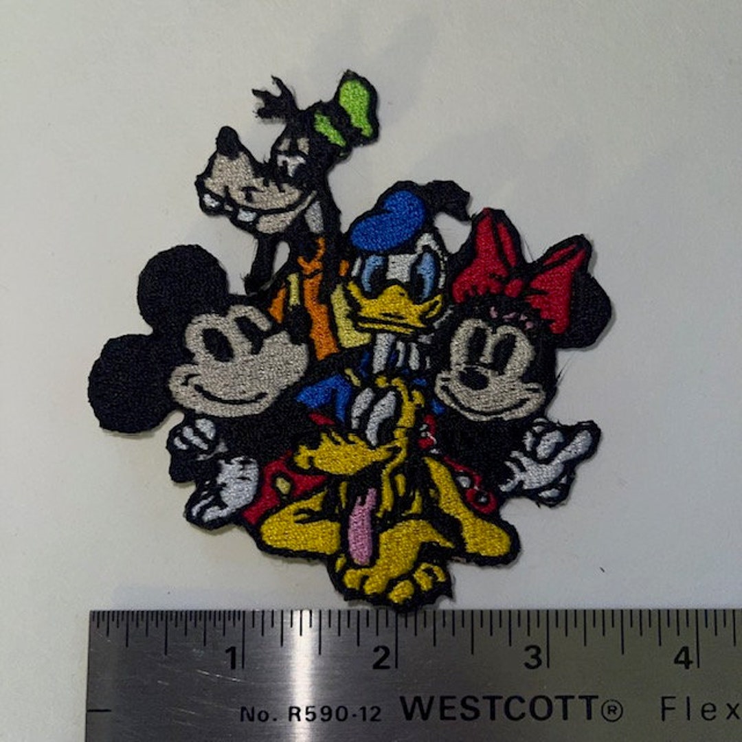 Iron on Patch Inspired Fan Art Fab Five Mickey and Gang - Etsy