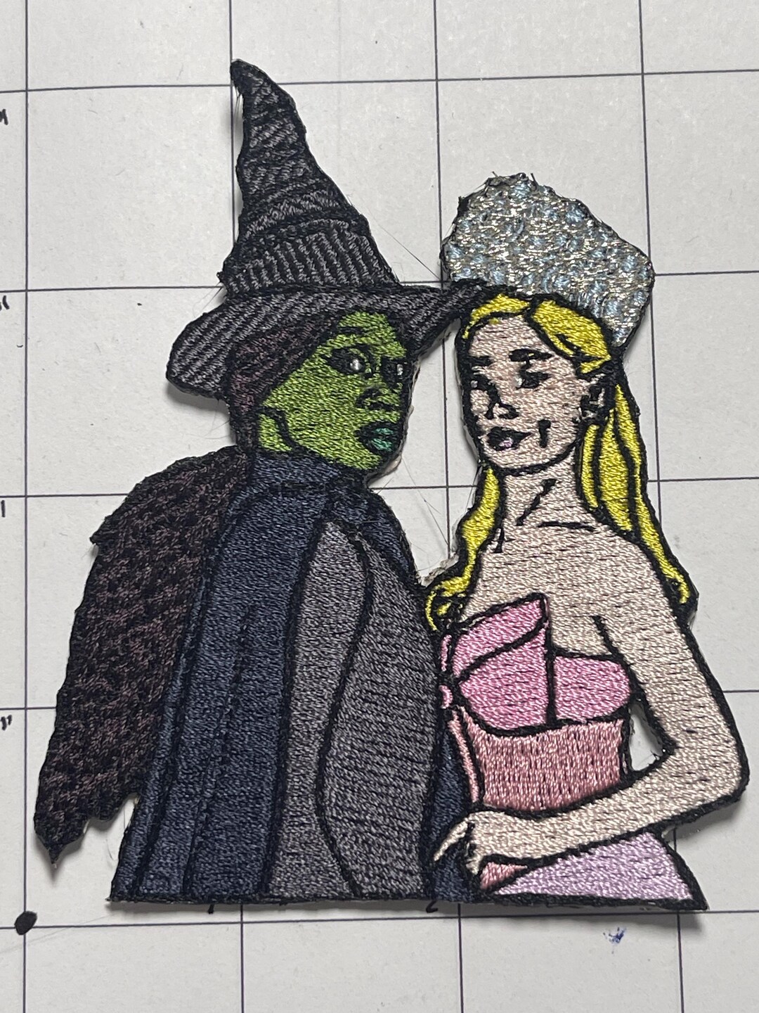 Iron On, Machine Embroidered Patch Inspired Fan Art Wicked Movie ...