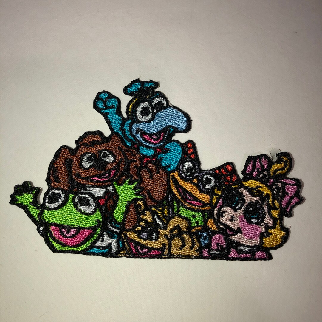 Iron On, Machine Embroidered Patch Disney Inspired Fan Art Muppet Baby ...