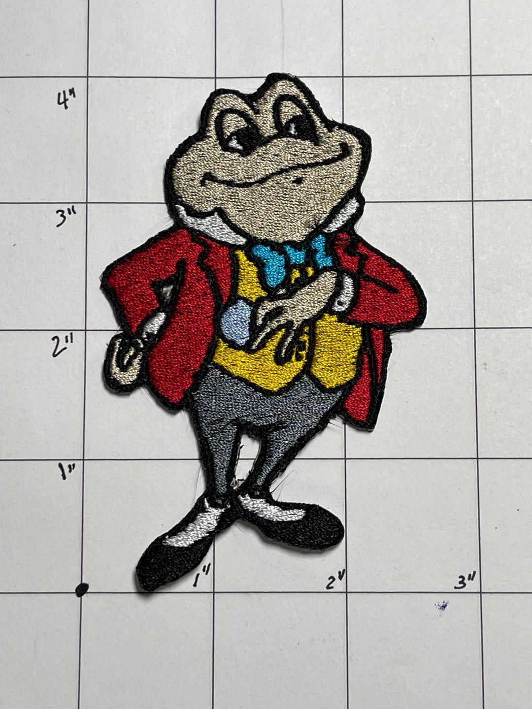 Iron On, Machine Embroidered Patch Inspired Fan Art Mr Toad - Etsy