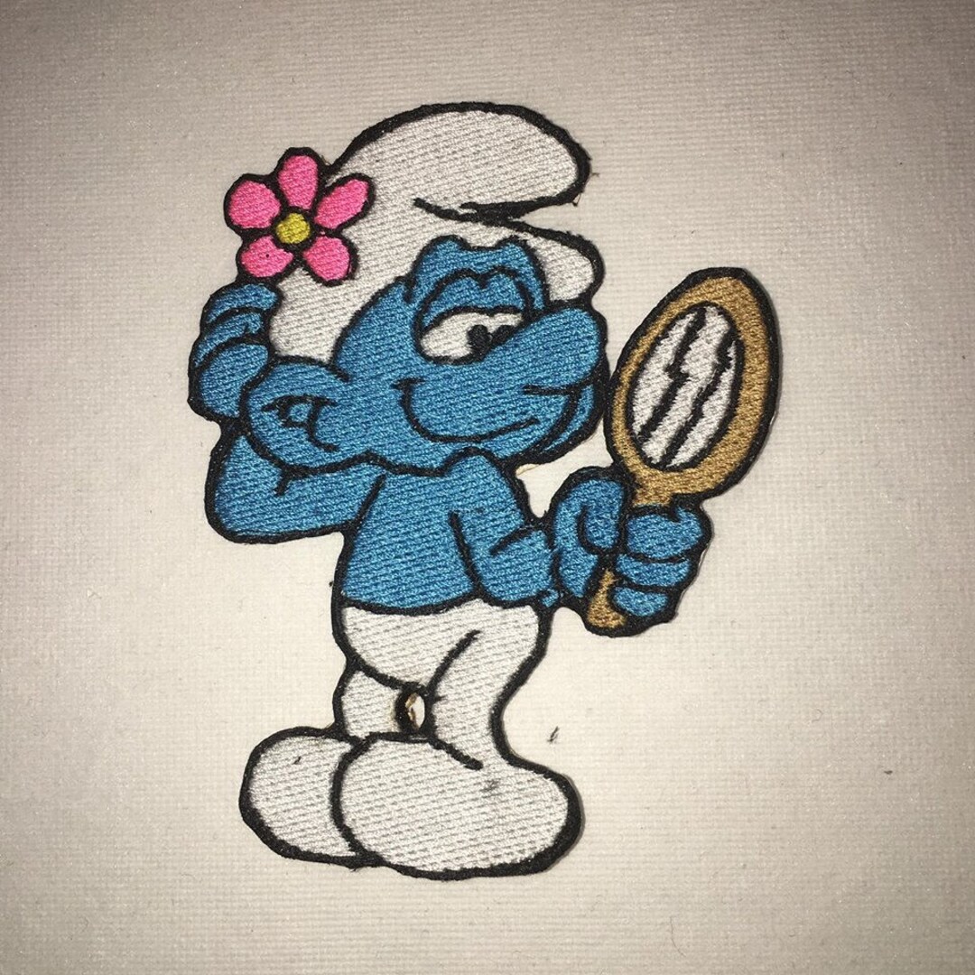 Iron on Patch Inspired Fan Art Vanity Smurf - Etsy