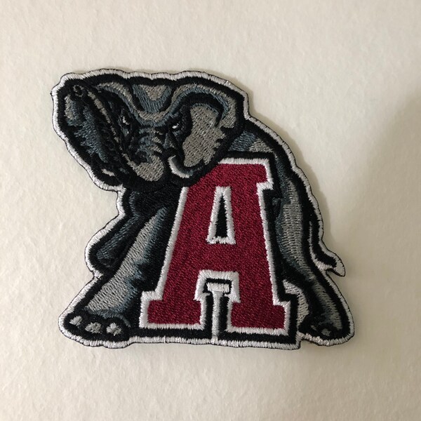 Alabama Crimson Tide Iron on Patches - Etsy