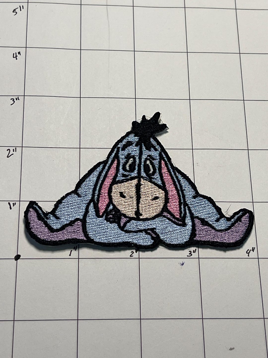 Iron On, Machine Embroidered Patch Inspired Fan Art Eeyore - Etsy