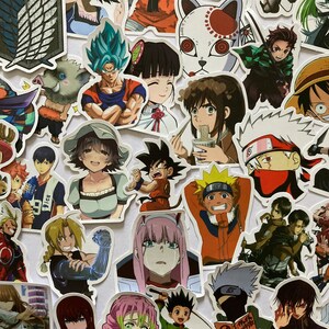 Anime/manga Stickers: Lucky Dip Vinyl Sticker Set, One Piece, Naruto ...