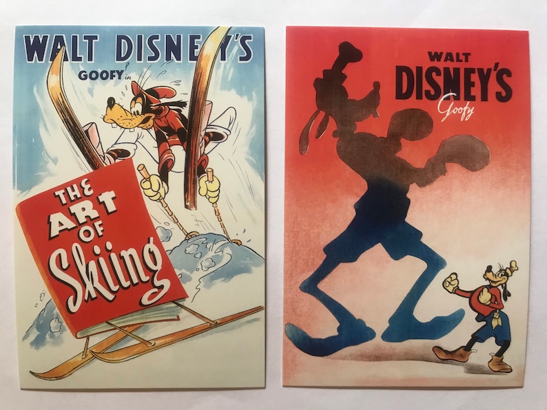 The Art of Disney Classic Movie Posters Postcards Set: Donald - Etsy