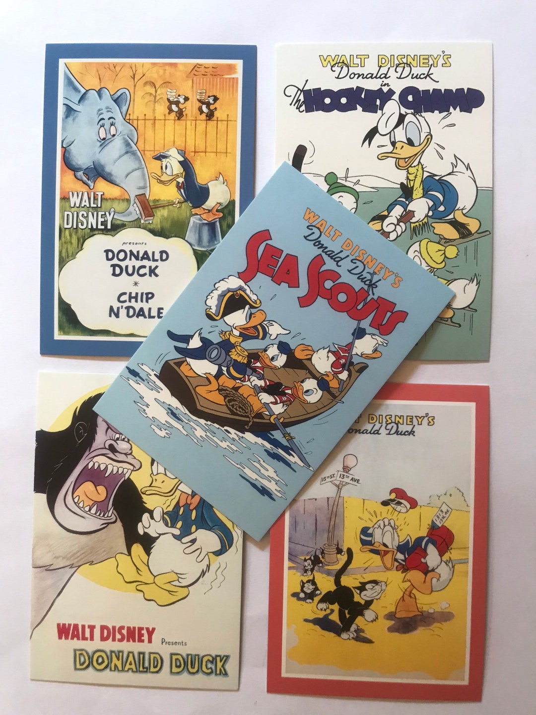 The Art of Disney Classic Movie Posters Postcards Set: Donald Duck ...