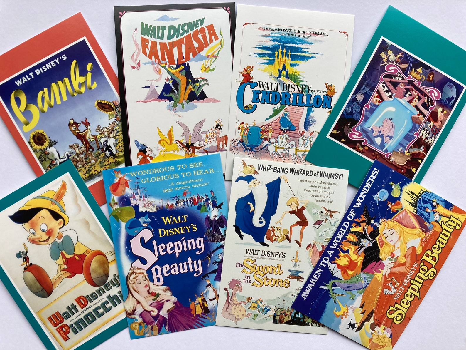 Disney Classic Movie Posters LUCKY DIP: Sets of 5 10 or 20 - Etsy