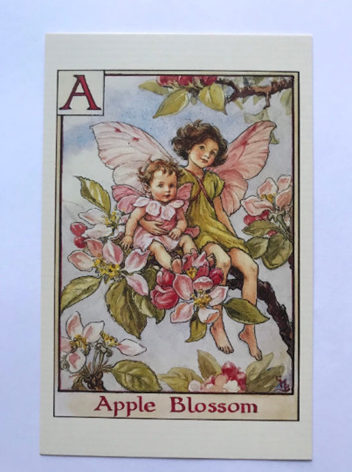 Flower Fairy Alphabet Postcards A-Z Vintage Nursery Art | Etsy