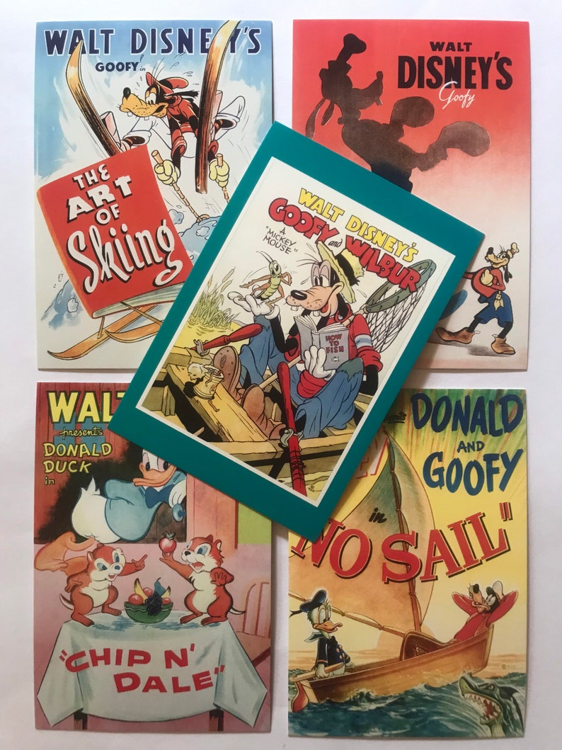 The Art of Disney Classic Movie Posters Postcards Set: Donald - Etsy ...
