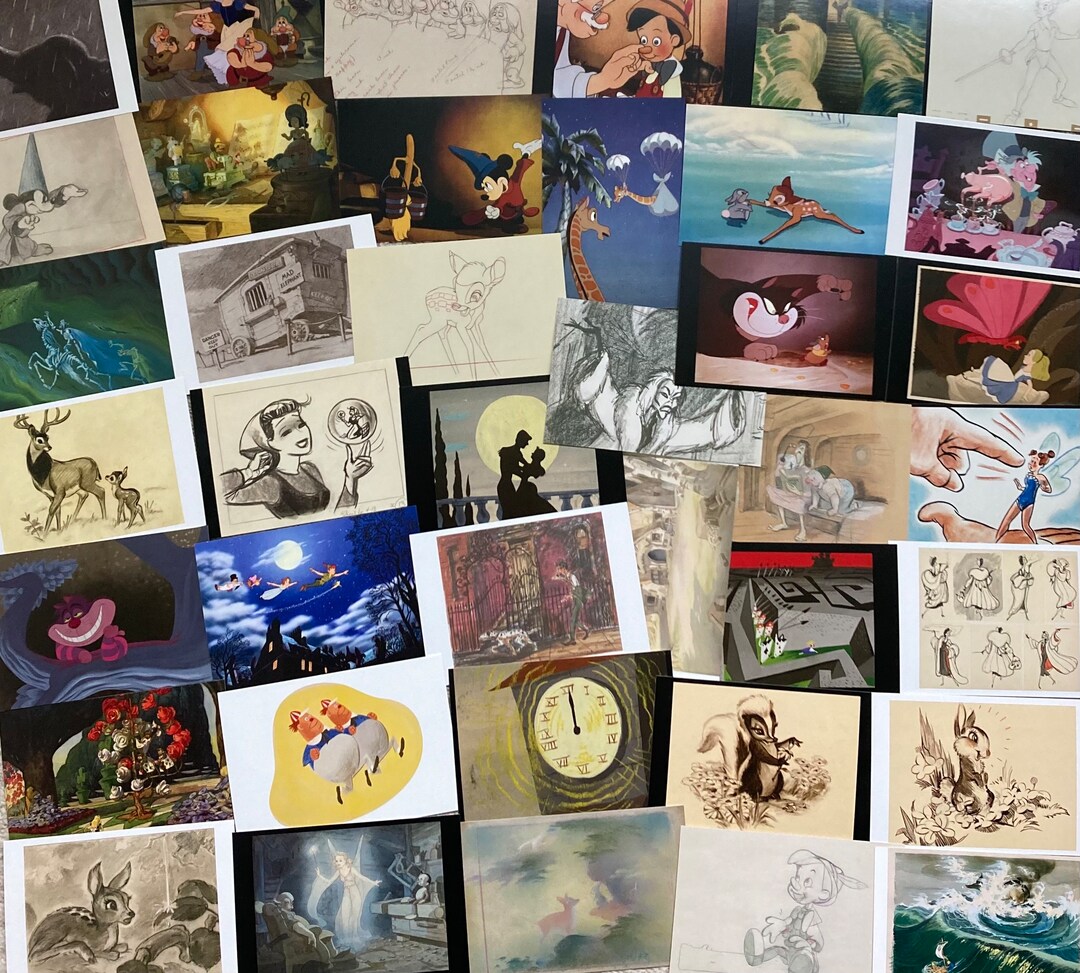 The Art of Disney Postcard LUCKY DIP: Sets of 5, 10 or 20 Assorted ...