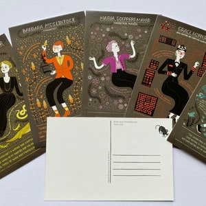 Women in Science Postcards / Prints - Lucky Dip! Set of 5, or 10. STEM ...