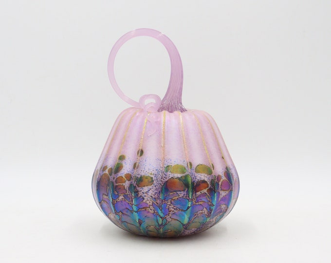 Periwinkle Patch Jack Pine Glass Pumpkin - Etsy