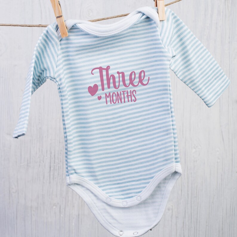 Monthly Numbers SVG Newborn SVG New Baby Svg Bundle - Etsy