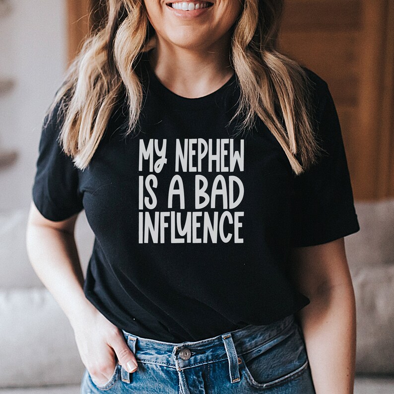 My Aunt is A Bad Influence SVG Uncle SVG Aunt SVG Nephew - Etsy