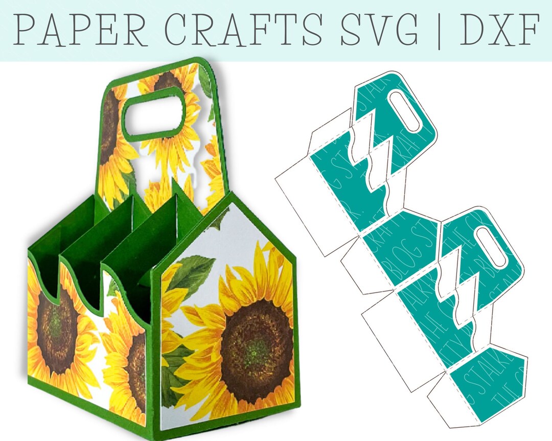 Layered 6 Pack Holder SVG, Six Pack Carrier Template, Six Pack Caddy ...