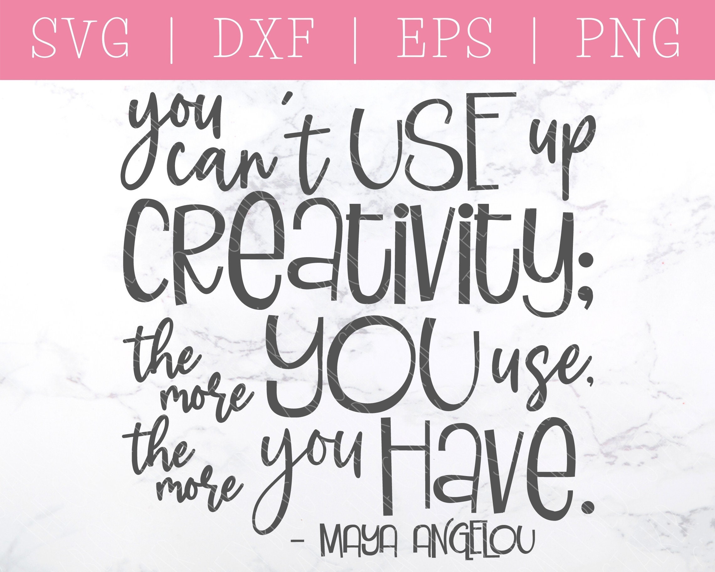 Creativity SVG Files for Cricut Motivational SVG Teacher | Etsy