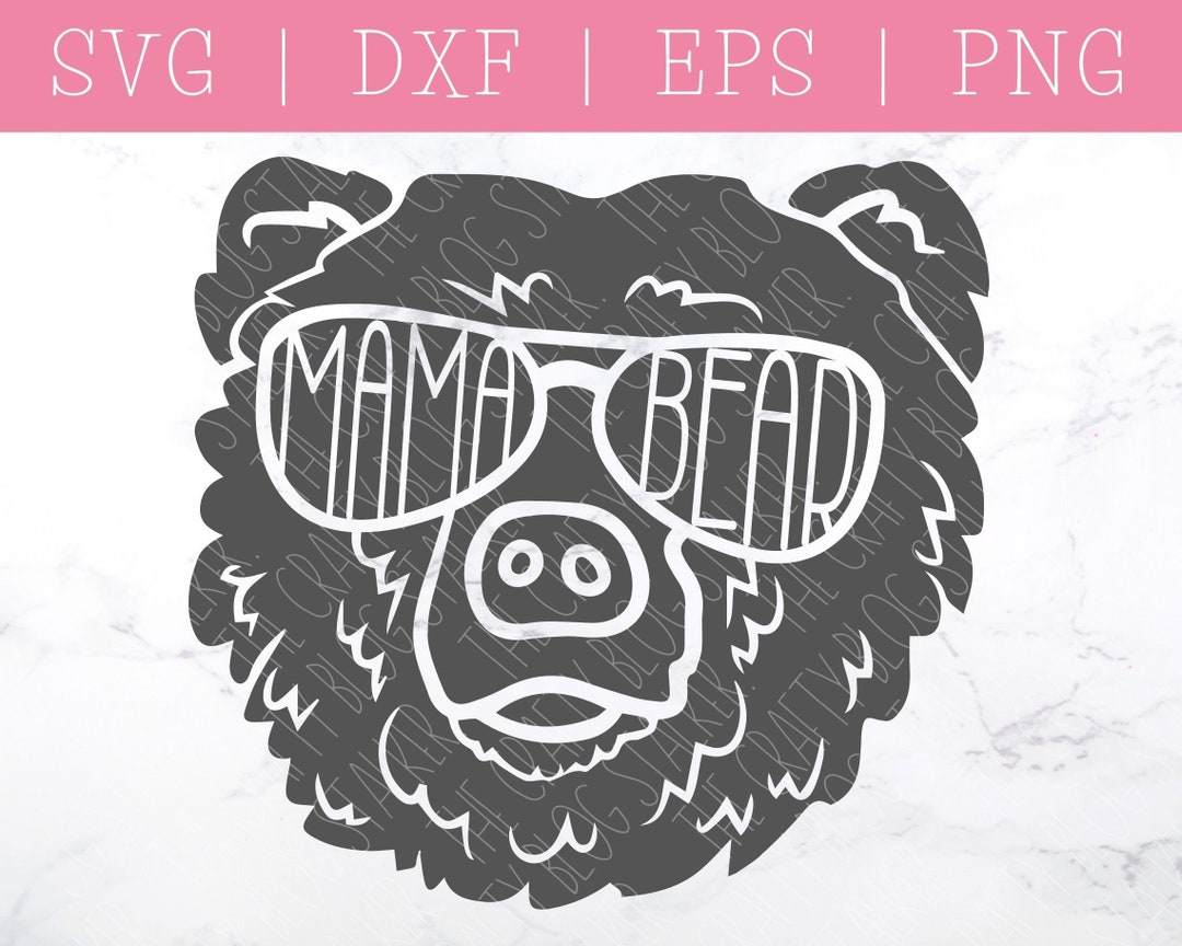 Mama Bear SVG Files for Cricut Bear SVG Mothers Day Mom - Etsy