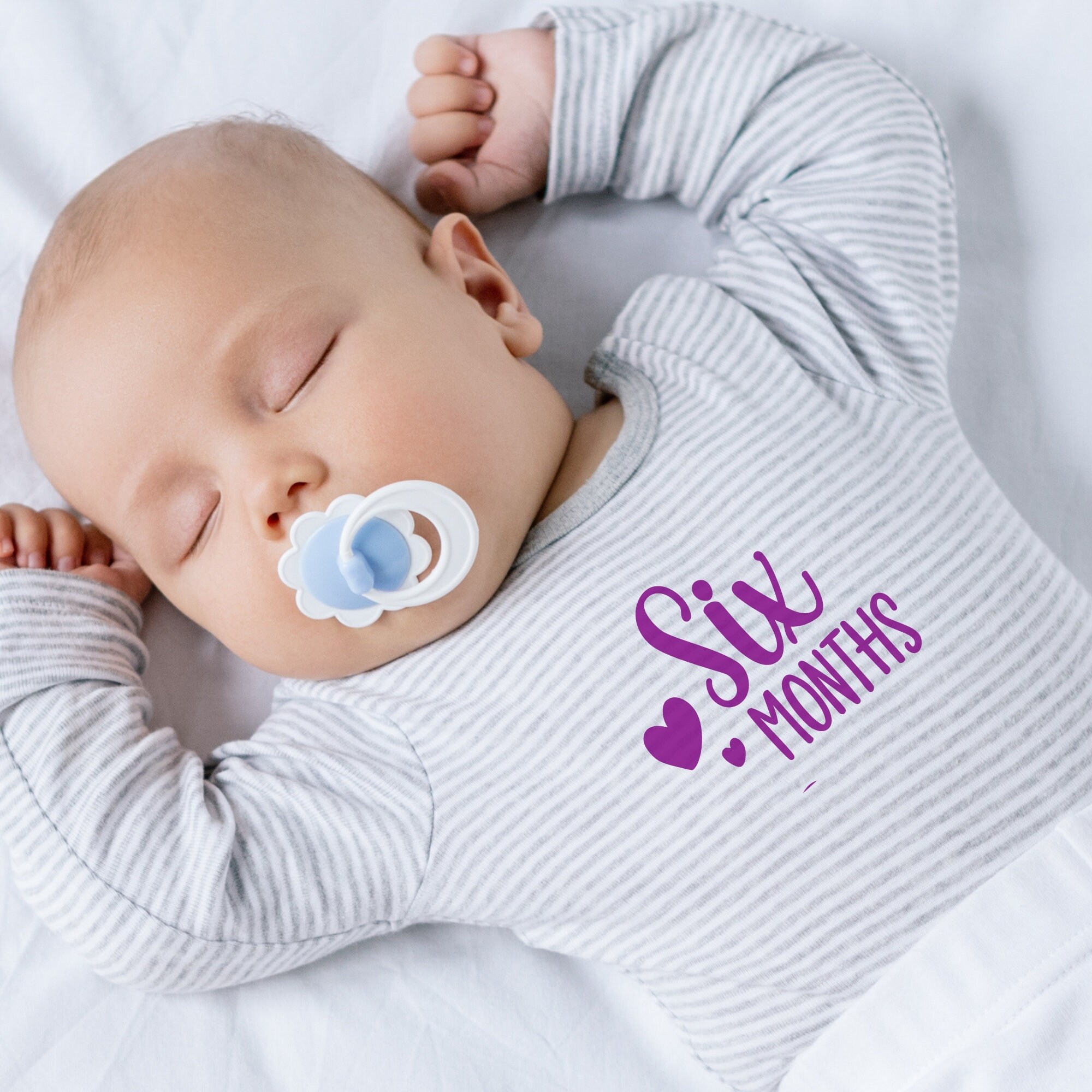 Monthly Numbers SVG Newborn SVG New Baby Svg Bundle - Etsy