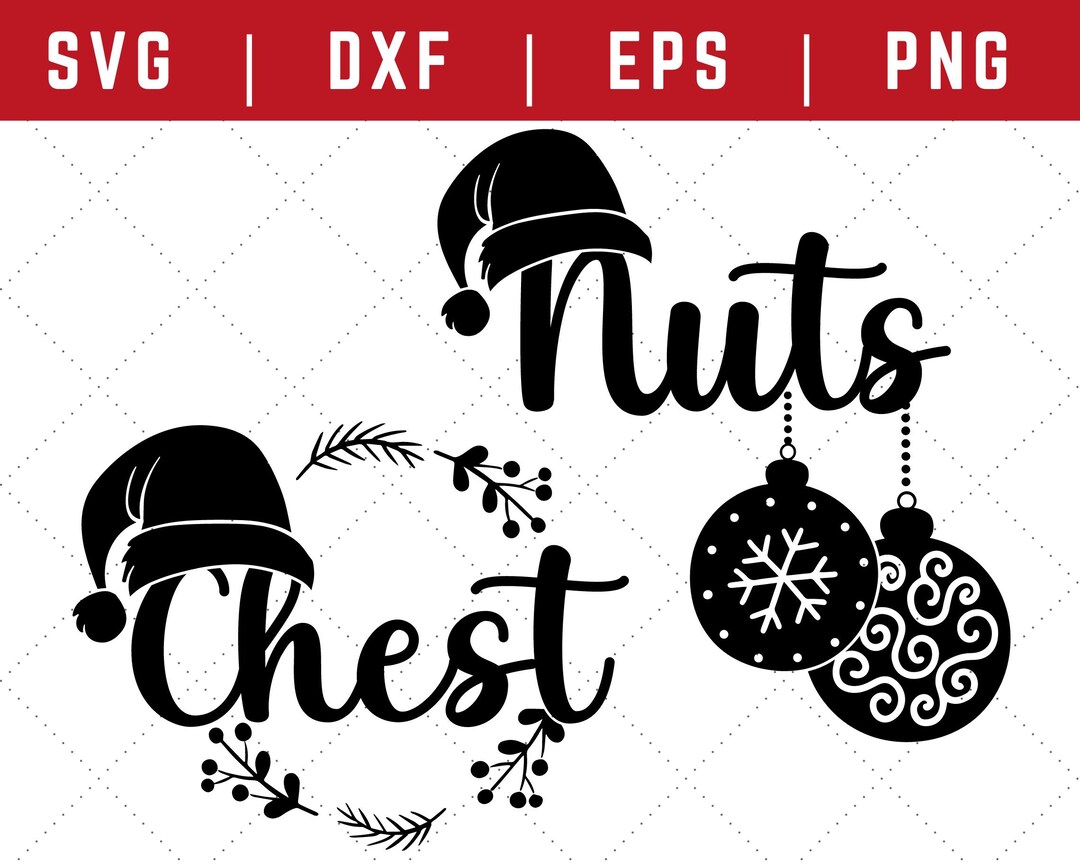 Chest Nuts SVG Couples Design SVG Files for Cricut - Etsy Australia