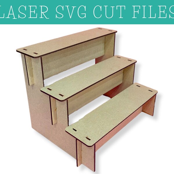 Laser Cut Retail Display Stand Svg - Etsy