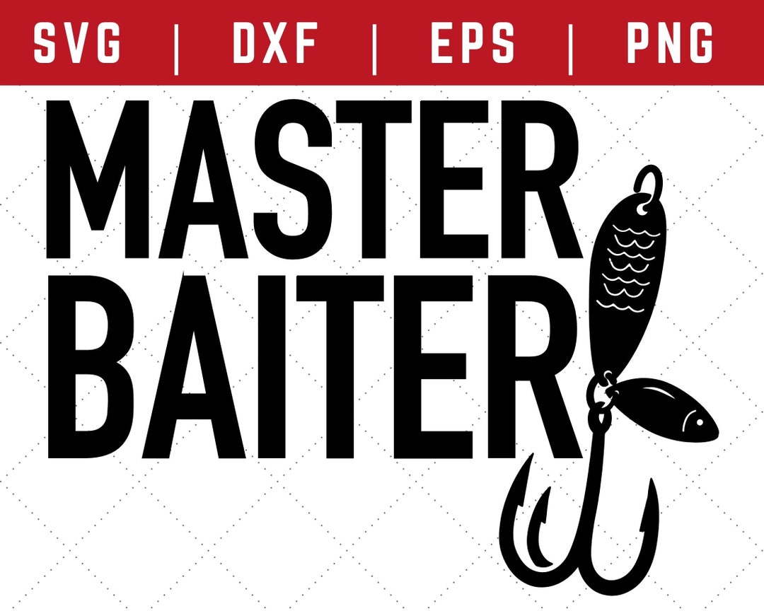 Master Baiter SVG Fishing SVG SVG Files for Cricut Fishing Lure Svg ...