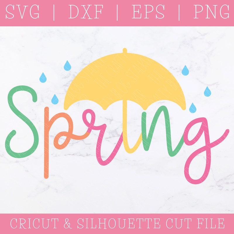 April Showers Clipart - Etsy