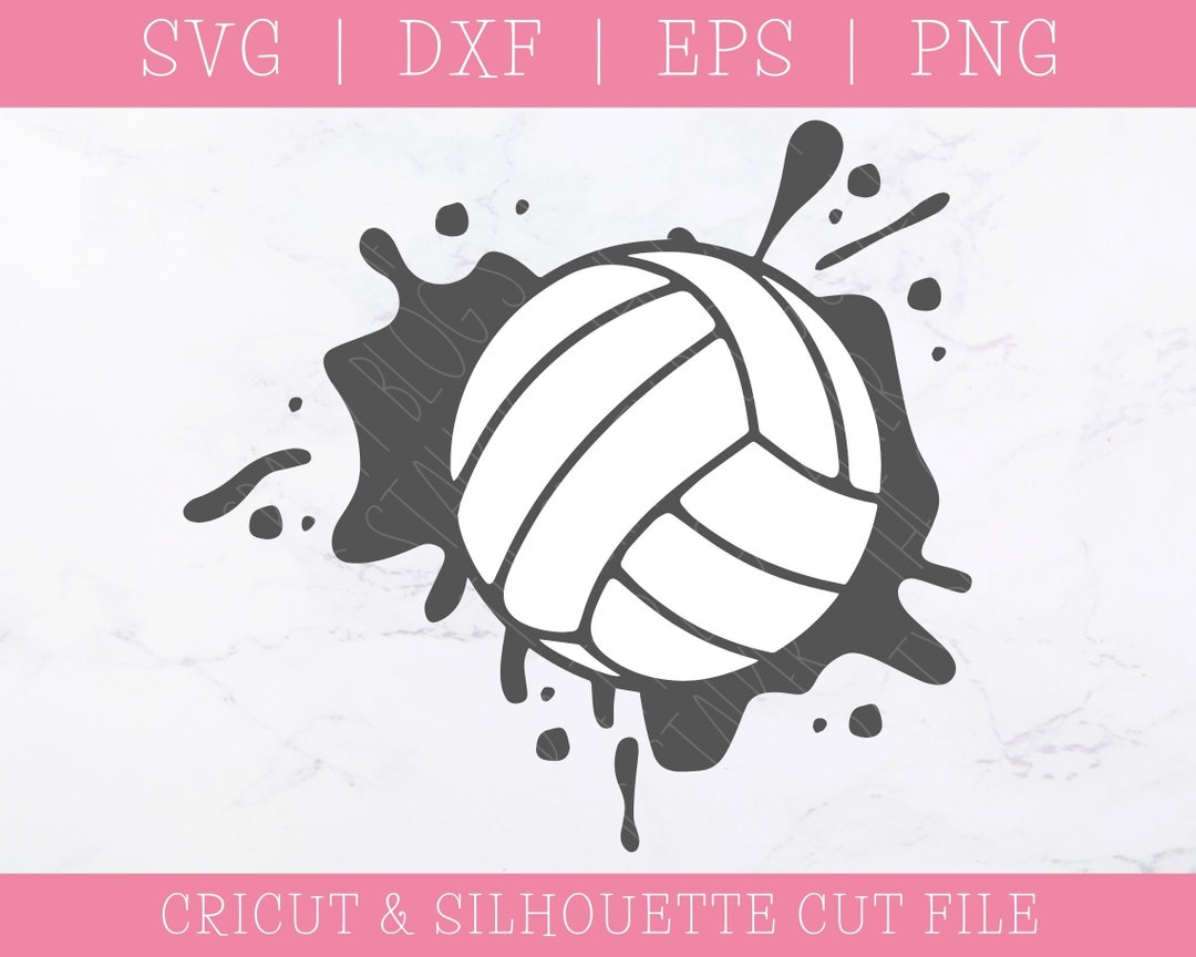 Buy Volleyball Splat SVG Volleyball SVG Sport SVG Sports Mom Svg Game ...
