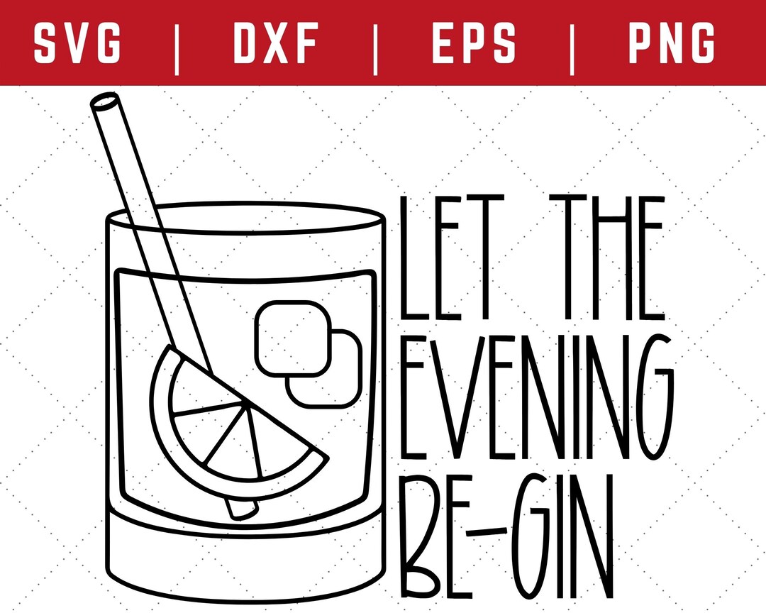 Gin SVG Gin Glass SVG SVG File for Cricut Alcohol Svg - Etsy UK