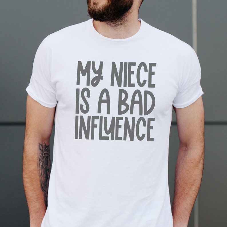 My Aunt is A Bad Influence SVG Uncle SVG Aunt SVG Nephew - Etsy