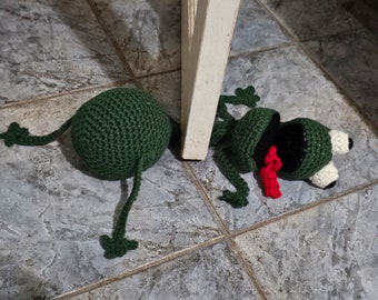 The Original Squashed Frog Door Stopper Amigurumi Instant Download PDF ...