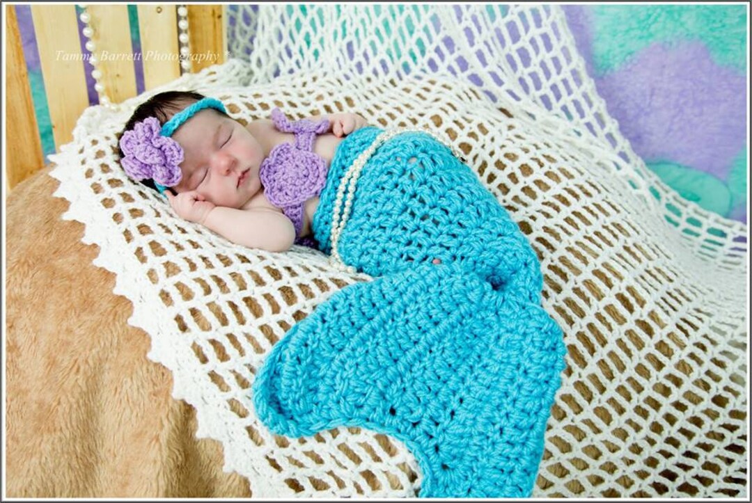 Capture the Magic of Your Little Mermaid With Our Baby Mermaid Photo ...