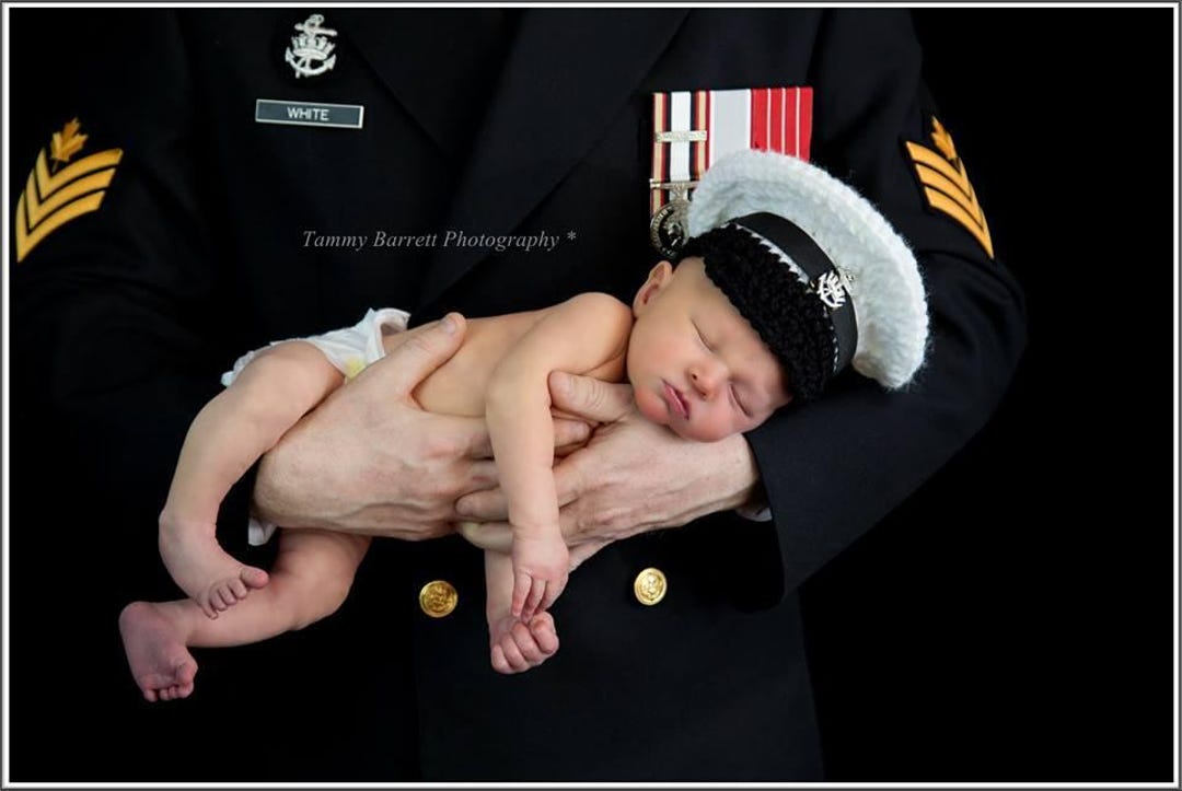 PATTERN Crochet Pattern Sailor Hat/ Military Cap/ PDF Pattern - Etsy