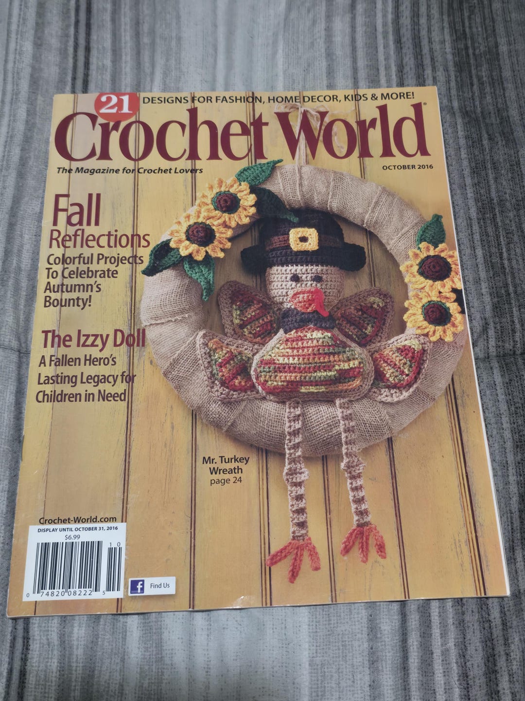 Crochet World Magazine 2016 Fall Crochet Patterns - Etsy